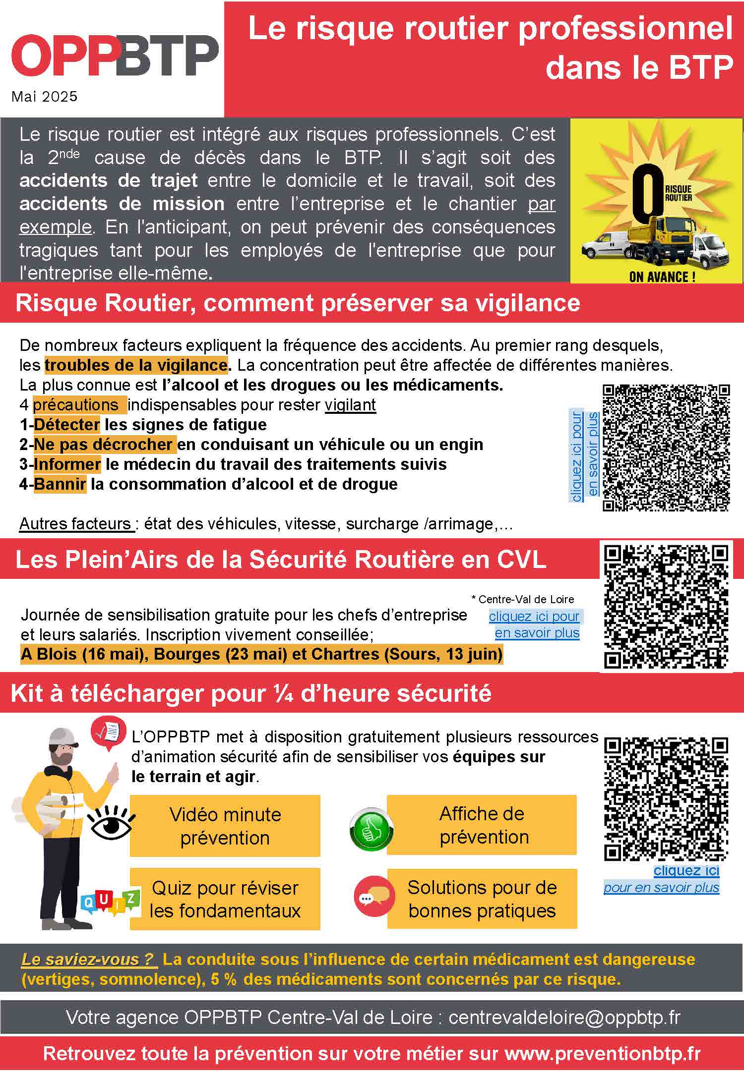 Le risque routier professionnel dans le BTP ・ CAPEB